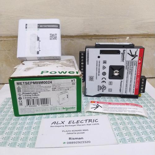 Jual METSEPM89M0024 SCHNEIDER ANALOG IO MODULE POWERLOGIC ORIGINAL ...