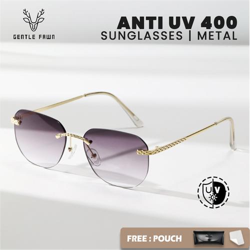 Promo Kacamata Sunglasses Wanita Anti Uv Silau Bentuk Kotak Metal BBB ...