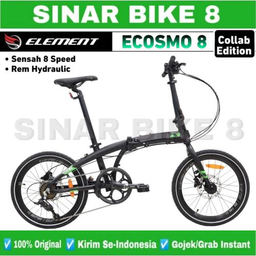 Jual Sepeda Lipat ELEMENT ECOSMO 8 Collab Edition 20 Inch Rem Hidrolik ...