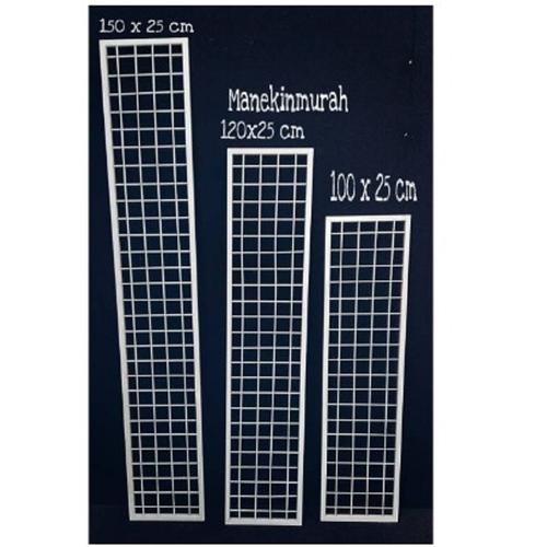 Jual Ambalan Besi Putih Hitam Jaring - Hitam ram, 120cm - Kota ...