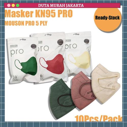 Promo MOUSON PRO Masker 5 Ply isi 10 Pcs KN 95 Disposable Face Mask ...