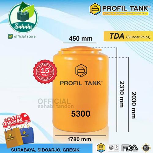 Jual Tandon Air / Tangki Air / Toren Air PROFIL TANK Ukuran 5300 L ...