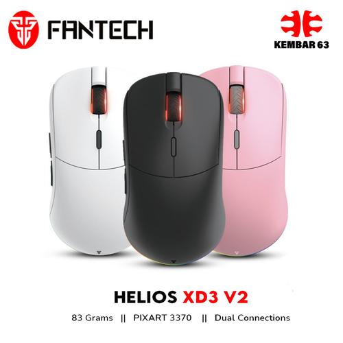 Jual Fantech HELIOS XD3 V2 Wireless Mouse Gaming RGB Dual Mode - Putih ...