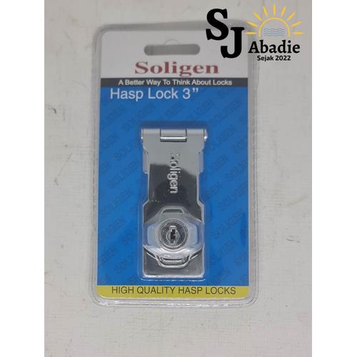 Jual Overval Pintu Pengait Kunci Hasp Lock SOLIGEN 2,5 - 4 Inch - 4 ...