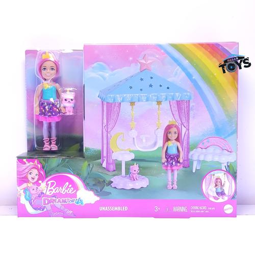 Jual Barbie Dreamtopia Chelsea Doll and Playset with Gazebo Swing ...