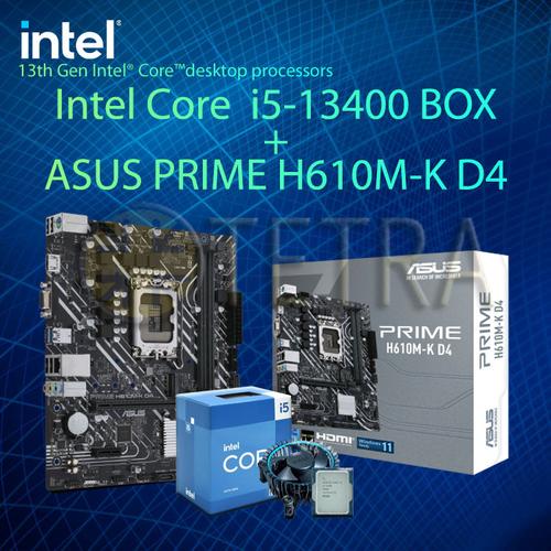 Jual [Bundle] Intel Core i5-13400 BOX + ASUS PRIME H610M-K D4 / GEN 13 ...