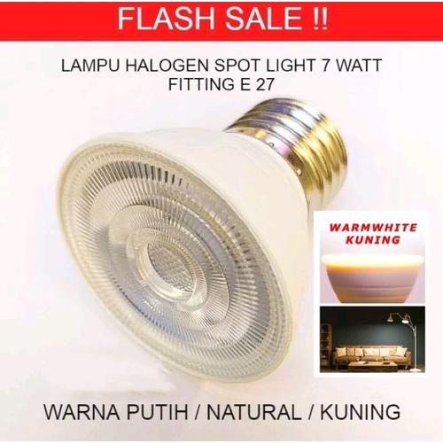Jual Lampu HALOGEN LED 6W COB E27 spot sorot 6 w watt hallogen ulir E ...