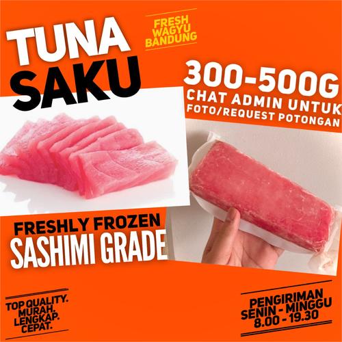 Jual TUNA SAKU SASHIMI SUSHI GRADE IMPOR PREMIUM Ikan Tuna Fillet No ...