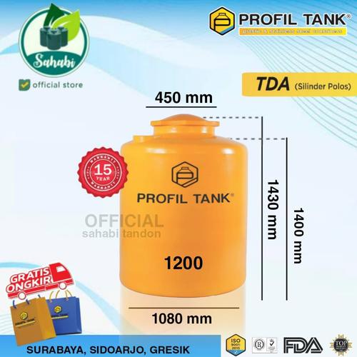 Jual Tandon Air / Tangki Air / Toren Air PROFIL TANK Ukuran 1200 L ...