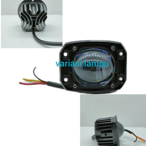 Jual Lampu Foglamp Laser Gun LED Bumper Mobil 30W 8D Offroad 3inch ...