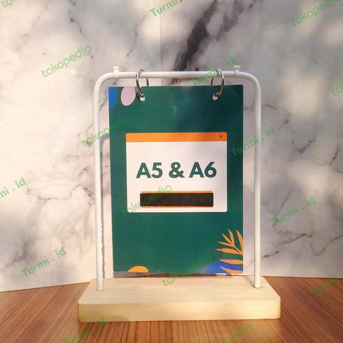 Jual Tempat Menu Holder Menu / Nomor meja / stand menu kayu stand ...