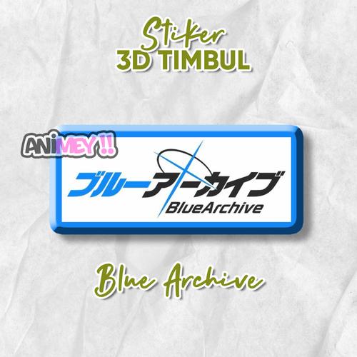 Jual Stiker Emblem 3D Blue Archive Logo / Stiker Anime Gaming Resin - 1 ...