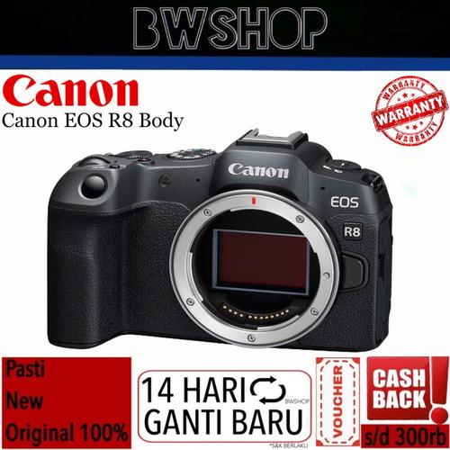 Promo Canon EOS R8 Body Only - Jakarta Pusat - bw shop- | Tokopedia
