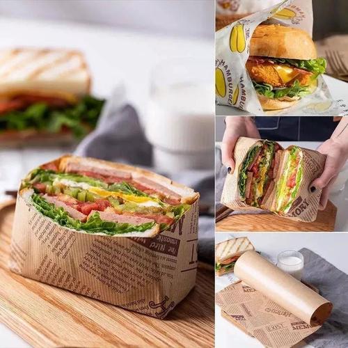Jual kertas roti motif / wax paper / baking paper motif 28x38cm ...