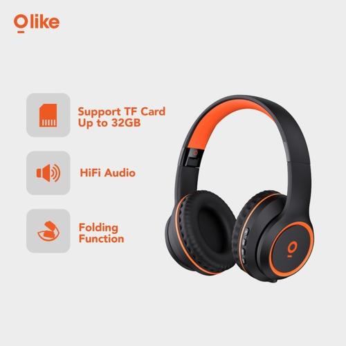 Jual Olike H1 Headphone Gaming Wireless Headset On-ear With Mic Pure ...