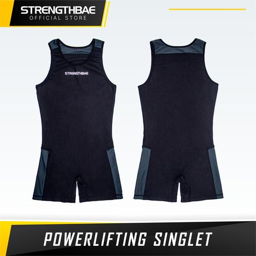 Jual Powerlifting Singlet STRENGTHBAE Weightlifting Angkat Berat Besi ...