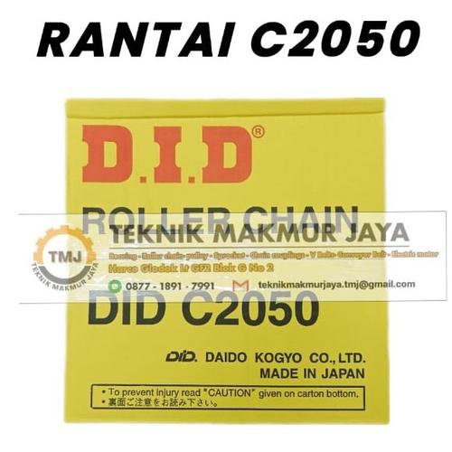 Jual ROLLER CHAIN C2050 DID JAPAN RANTAI CONVEYOR DID C 2050 - Jakarta ...