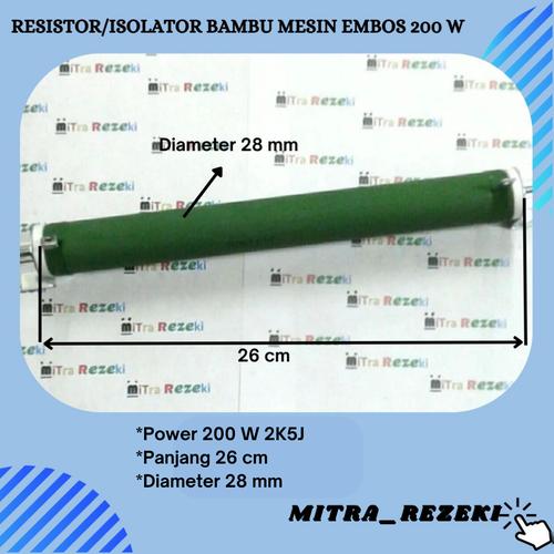 Jual Resistor/Isolator bambu Mesin Embos 200 W - Kab. Tangerang - Mitra ...