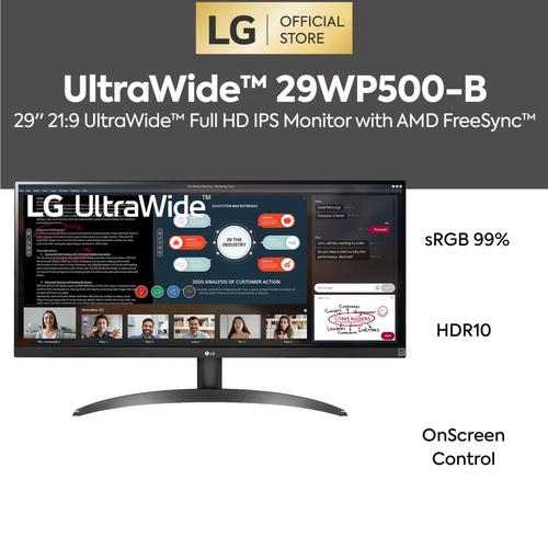 Promo LG UltraWide 29WP500-B 29 Inch Monitor - FHD IPS HDR10 Cicil 0% ...