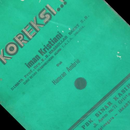 Jual Koreksi Iman Kristiani - H.Ambrie (ORIGINAL SUPER LANGKA EDISI ...