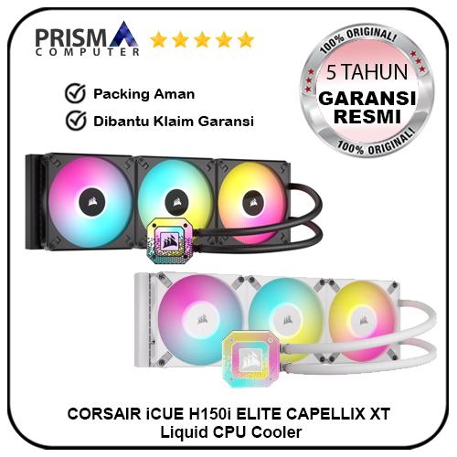 Jual CORSAIR iCUE H150i ELITE CAPELLIX XT Liquid CPU Cooler - Putih ...