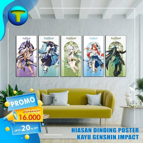 Jual Poster Genshin Impact Sumeru Character Hiasan Dinding Kayu ...