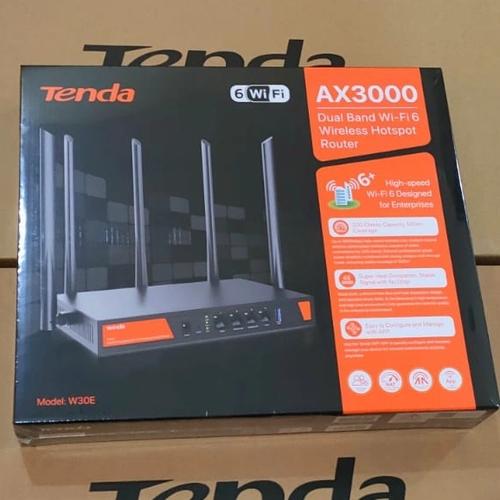 Jual Tenda W30E Dual Band Wifi 6 Wireless Hotspot Router AX3000 ...