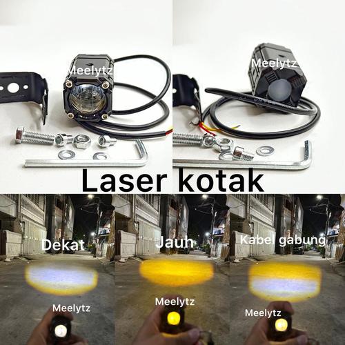 Jual Lampu tembak led laser kotak D2 D3 mini kotak waterproof - Jakarta ...