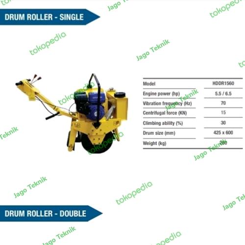 Jual Mesin Baby Roller Hyundai 1 TON vibratory roller 1 ton - Kota ...