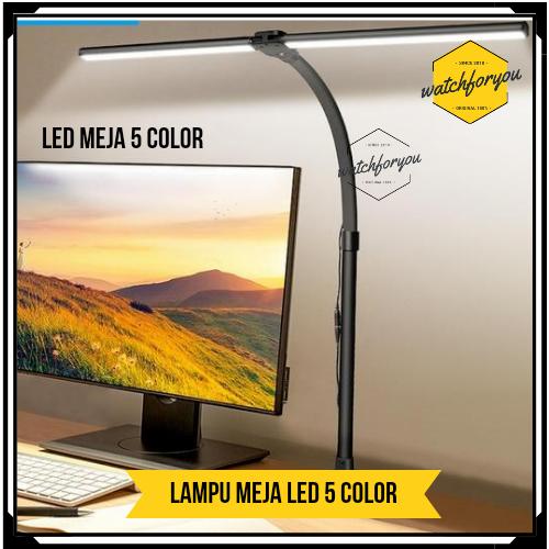 Promo Lampu Led Meja Kerja Belajar Baca Double Head Eye Protection 5 ...