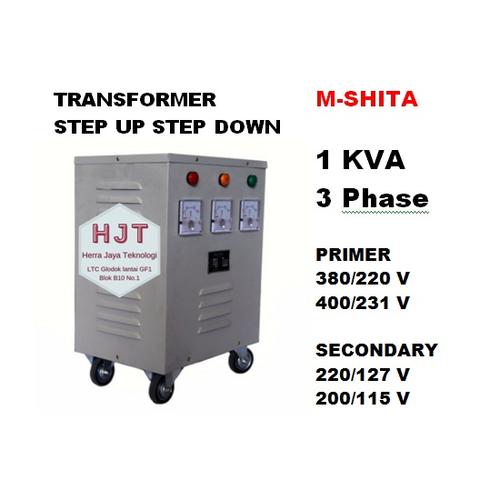 Jual Transformer trafo Step Up Step Down 1 KVA 3 Phase - Auto - Jakarta ...
