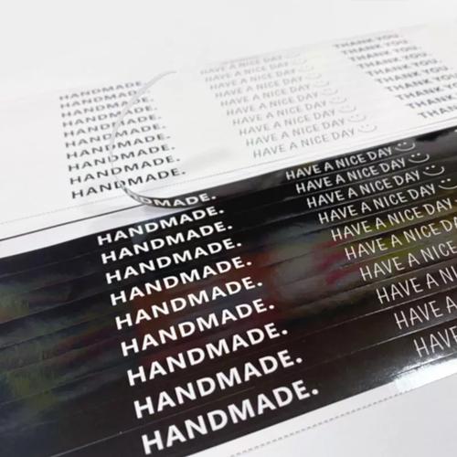 Jual 100pcs stiker panjang 30cm stiker thank you tq handmade stiker ...