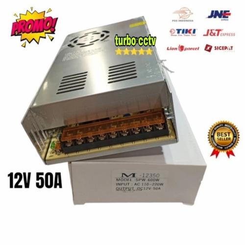 Jual TRAFO / TRAVO / ADAPTOR 12V 50A 600W INDOOR POWER SUPPLY LED 50A ...