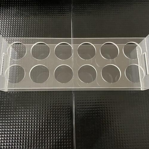 Jual Shot rack glass shot holder tempat sloki isi 6 12 lubang akrilik ...