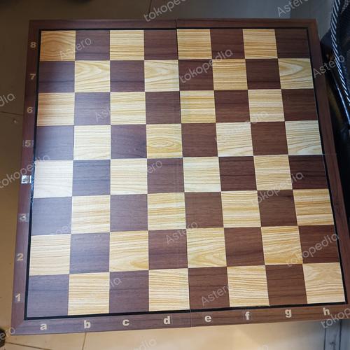 Jual Lipat 4_Tebal 18mm Papan Catur Kayu Albasia Besar Standar FIDE+ ...