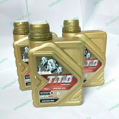 Jual TOYOTA MOTOR OIL -TMO FULL SYNTHETIC 0W-20 SN GF-5 1L ORIGINAL ...