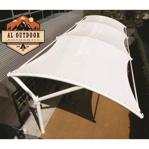 Jual Kanopi Atap membran bahan pvc custom ukuran harga permeter ...