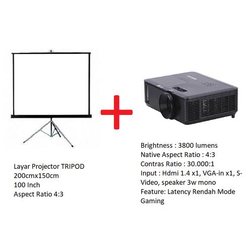 Jual PAKET Rental Harian Projector dan Layar 100 Inch - Jakarta Timur ...