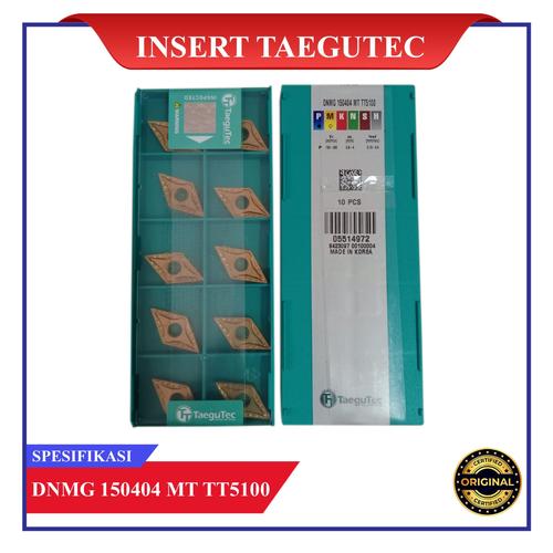 Jual Insert Taegutec DNMG 150404 MT TT5100 Original Per Box - Kab ...