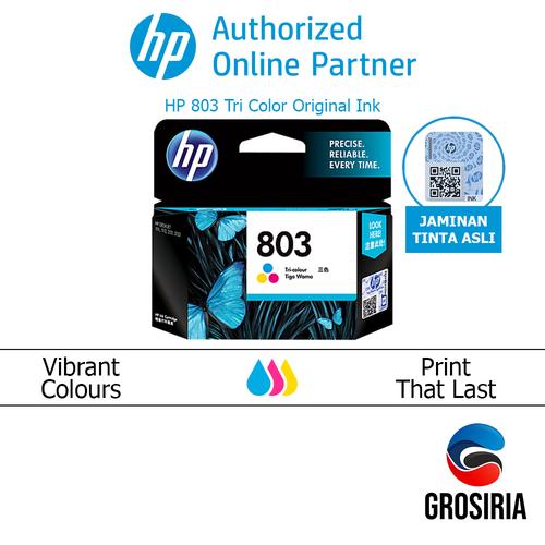 Promo HP Tinta 803 Economy Ink Cartridge Original - Tri-Color - Kota ...