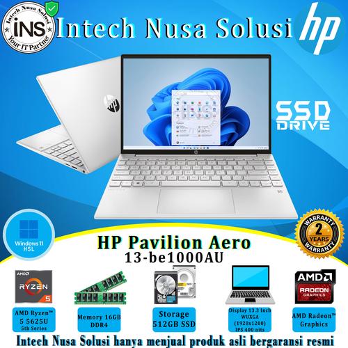 Jual HP Pavilion Aero 13-be1000AU Ryzen 5 5625U 8GB 512GB SSD W11H OHS 2YR - Jakarta Pusat ...