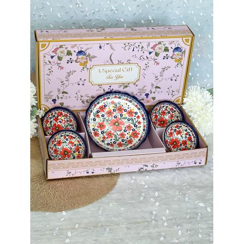 Jual Flower Gift Box Flower Bowl & Plate Hamper Parsel Mangkok Keramik ...