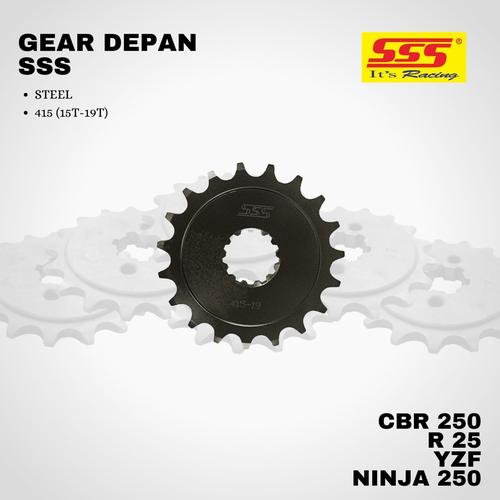 Jual gear gir R25 yzf cbr 250 sss 415 15T 16T 17T - 415 15 - Jakarta ...