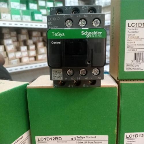 Jual Kontaktor Schneider LC1D12BD 3P 24VDC Type New - Jakarta Pusat ...