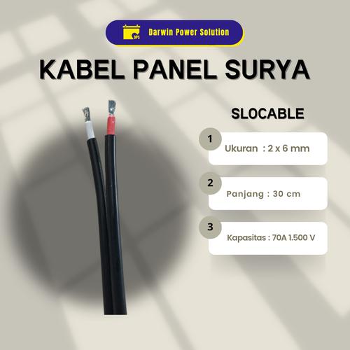 Jual KABEL SOLAR CELL PANEL SURYA SOLAR PANEL 2X6MM - 50 Cm - Jakarta ...