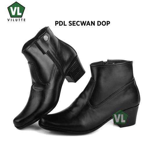 Jual [EXCLUSIVE] Sepatu PDH PDL Polwan Secwan - Sepatu Boots Satpam ...