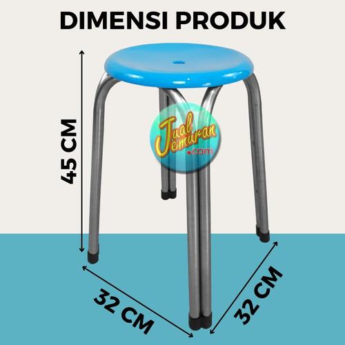 Jual Sale Kursi Bakso Stainless Bangku Baso Bulat Anti Karat Kursi ...