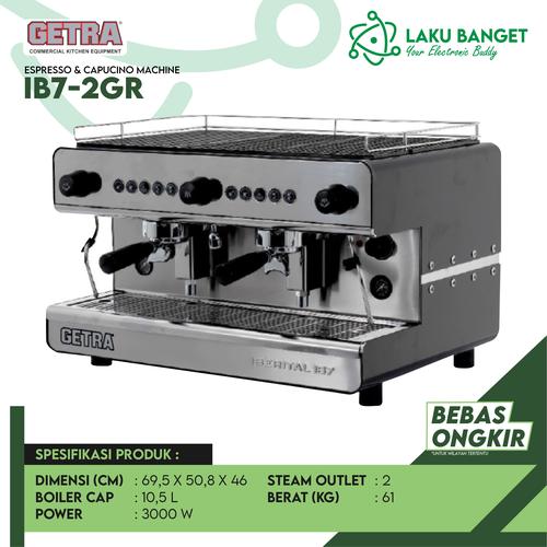 Jual Espresso & Cappuccino Machine Getra IB7 2GR / Mesin Kopi Getra ...