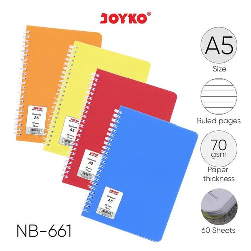Jual JOYKO Note Book NB-661 / Buku Tulis / Buku Catatan Ukuran A5 ...