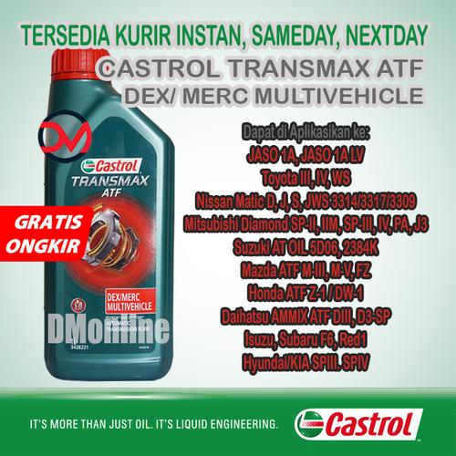 Jual Castrol ATF Transmax DEX/MERC Multivehicle 1L / Oli ATF - ATF ...